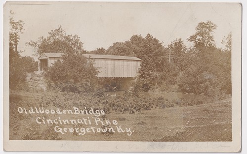 KENTUCKY GEORGETOWN CINCINNATI PIKE BRIDGE 1908 TO JOHN GRIFFITH ...