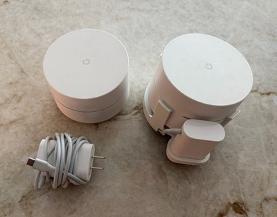 Google Model AC-1304 AC1200 Wireless Router 2 Pack Wi-Fi Mesh System W ...