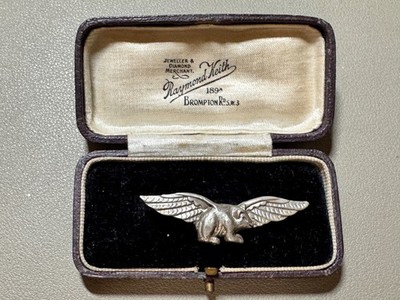 🇬🇧 WW2 Guinea Pig Club Silver Sweetheart Brooch in Original Box | eBay