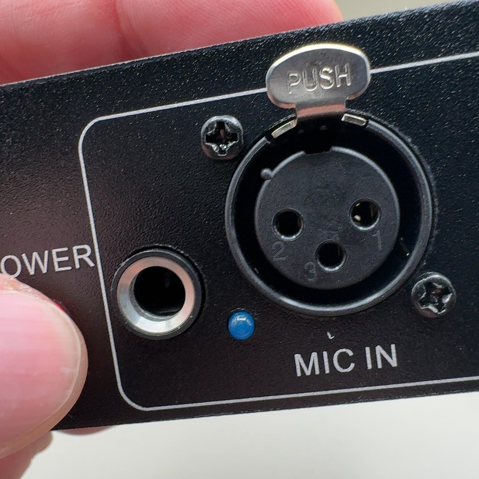 High Gain Mic Preamp 48V XLR Output Microphone Booster for Dynamic ...