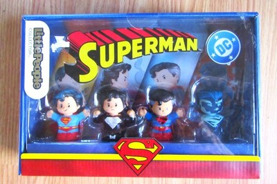 SUPERMAN LITTLE PEOPLE COLLECTOR DC SET OF 4 SUPER FRIENDS BRAND NEW ...