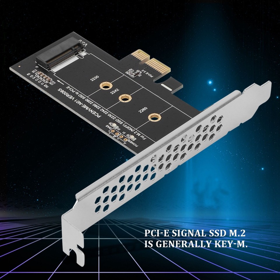 PCIE zu M2 Adapter PCI Express 3.0 X1 zu NVME SSD M2 PCIE Raiser ...