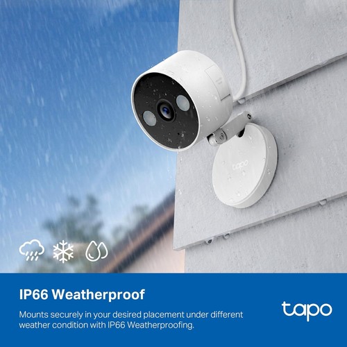 Tapo TP-Link 2K QHD Security Camera, Indoor/Outdoor, Color Night Vision ...