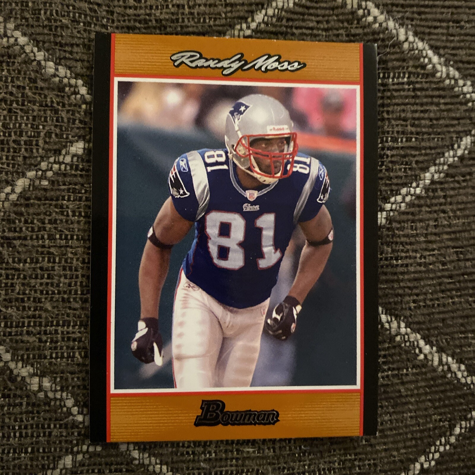 2007 Bowman Randy Moss HOF Orange /250 | eBay