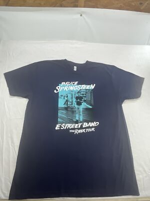 Bruce Springsteen The River Tour 2016 Unisex T-Shirt, Size 2XL Navy ...