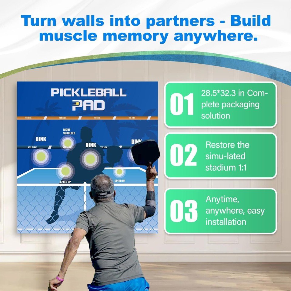 Dink Master Pickleball Practice BoardPractice Your Dinks and Improve ...