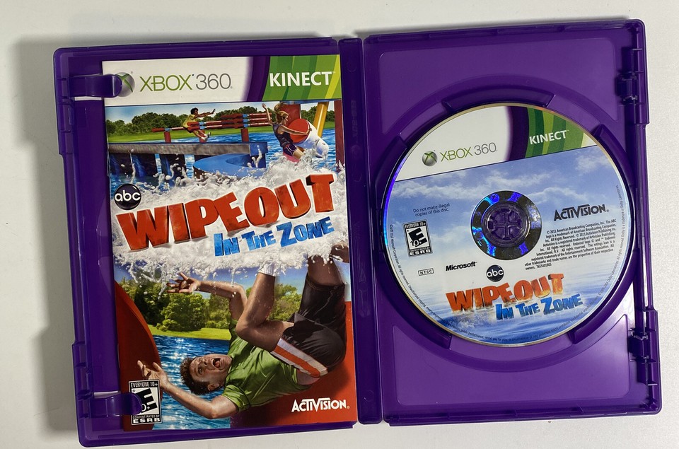 Wipeout In the Zone Kinect Microsoft Xbox 360 Game Complete 47875765542 ...