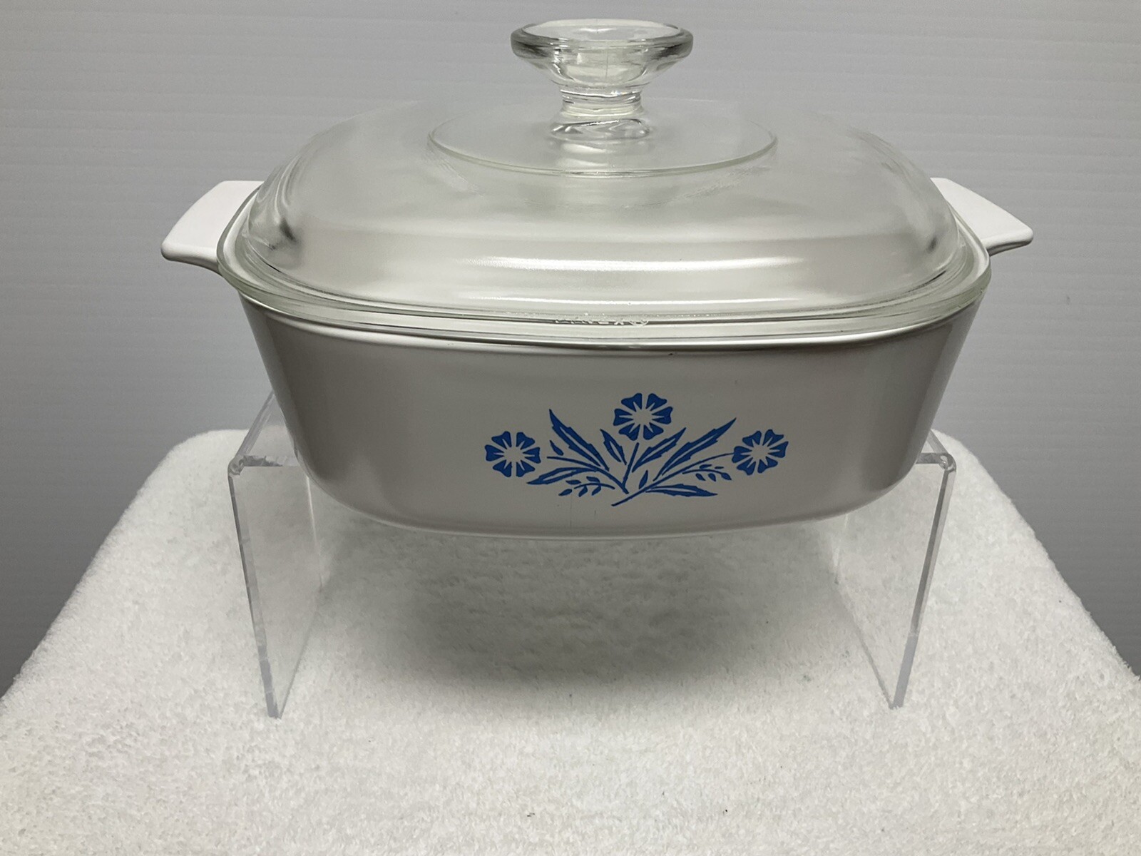 Blue Flower Corning Ware Dish A-2-B 2 QT. W/Lid 60’s or 70’sREDUCED! | eBay