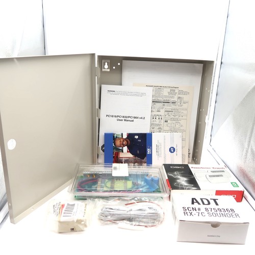 DSC PowerSeries PC1864 Board And PK5501 Security Keypad ADT Premise Pro ...