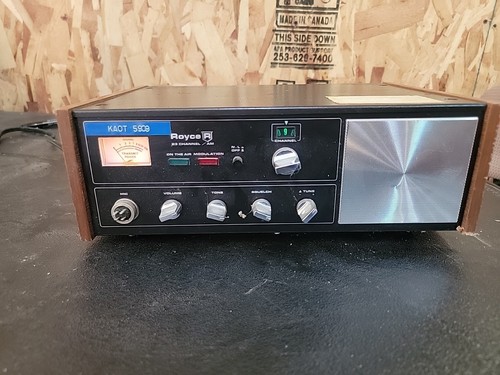 VIntage 1974 Royce AM CB Radio Home Base Station Transceiver I-620 23 ...