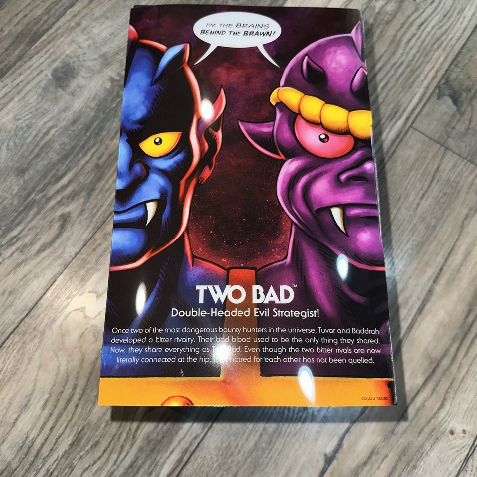 Masters of the Universe Origins Two Bad SDCC 2024 Mattel Creations new ...