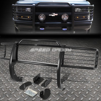 FOR 88-99 CHEVY/GMC C/K GMT400 BLACK COATED MILD STEEL FRONT BUMPER ...