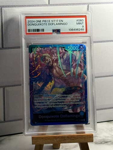 2024 One Piece OP01-060 Donquixote Doflamingo Leader Holo Rare PSA 9 ...