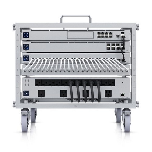 Ubiquiti Toolless Mini Rack, 6U-sized Device Rack with a 24-port Blank ...