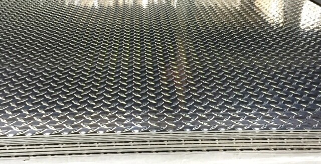 Stainless Steel Diamond Plate In Ohio XTP Rigidized Metals Sample