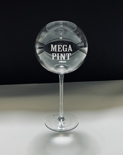 A Mega Pint Stem Wine Glass Goblet Johnny Depp. | eBay