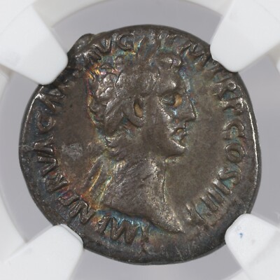 Nerva AR Denarius Roman Empire Toned Silver Aequitas Coin 96-98 AD ...