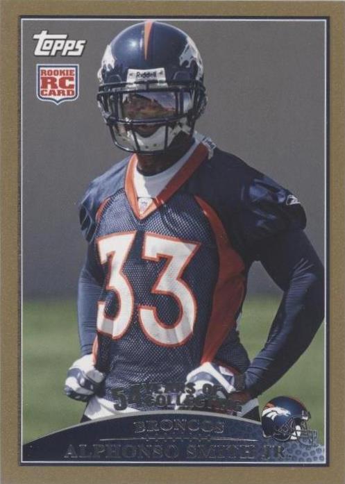 2009 Topps - Alphonso Smith #334 Gold /2009 (RC) for sale online | eBay