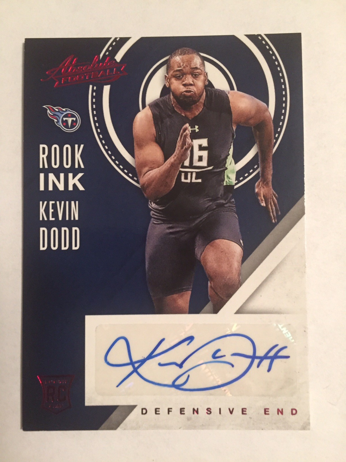 Kevin Dodd Auto 2016 Absolute Rook Ink Red Titans Auto | eBay