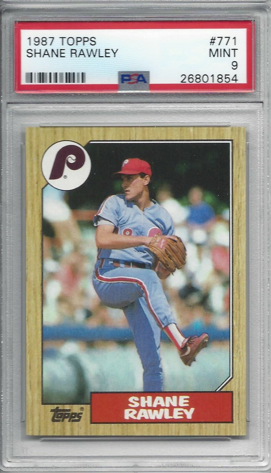 1987 Topps #771 Shane RAWLEY - PSA 9+++ Phillies | eBay