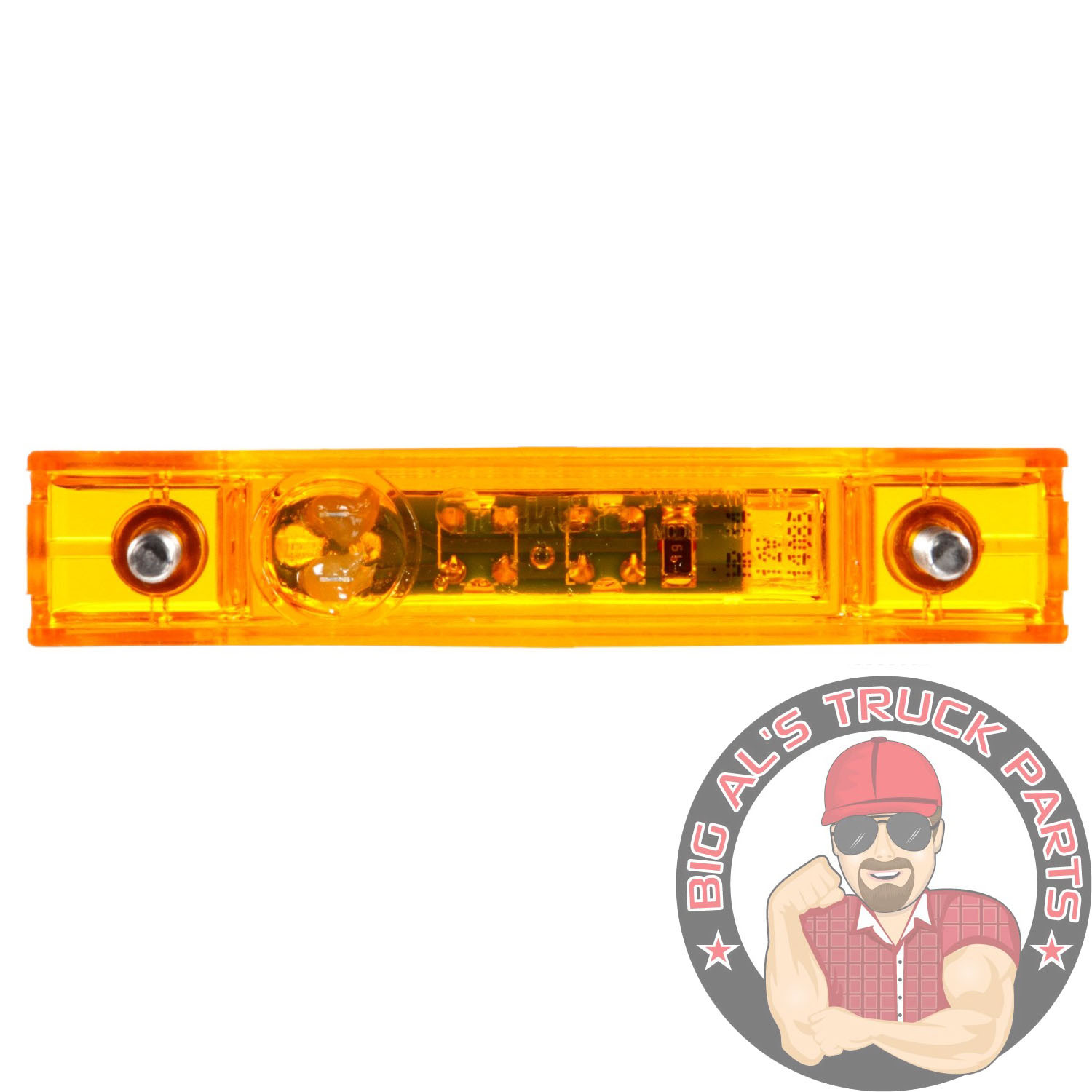 TRUCK-LITE 35 Ser., LED, Yellow, 1 Diode, Clearance Marker , # 35200Y ...