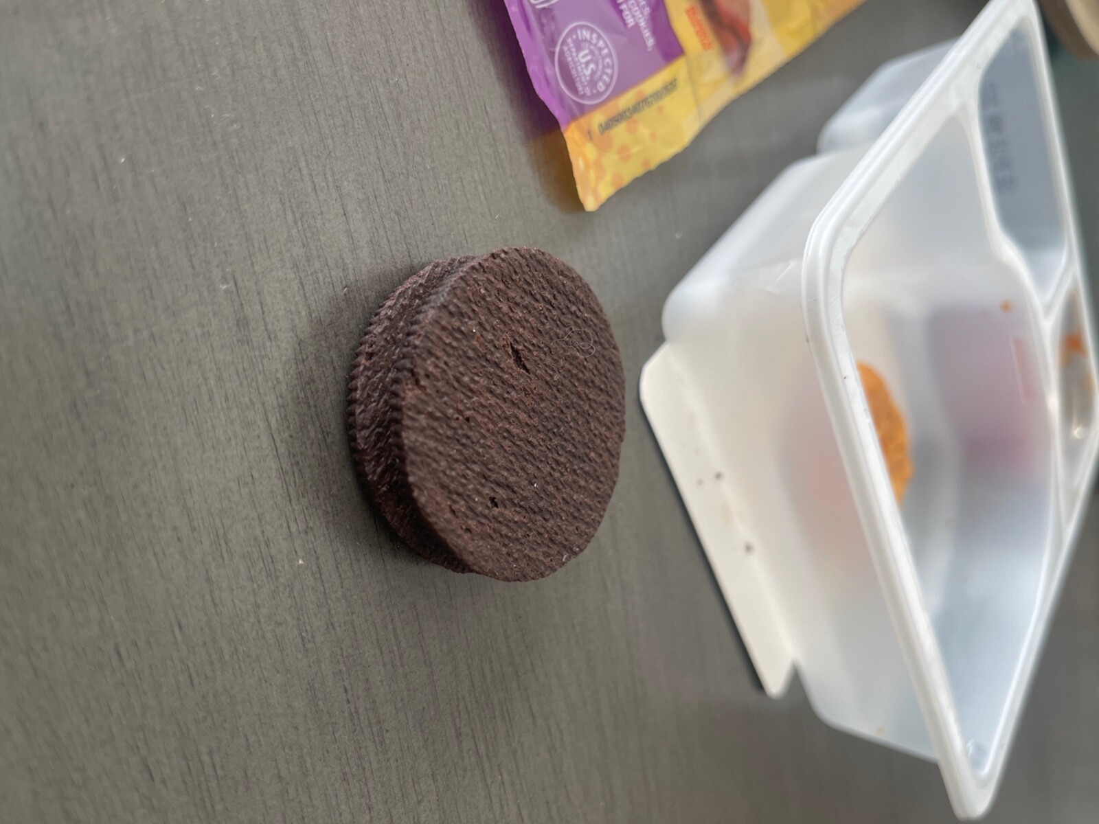 factory defect oreo one side flipped, from a lunchable, | eBay