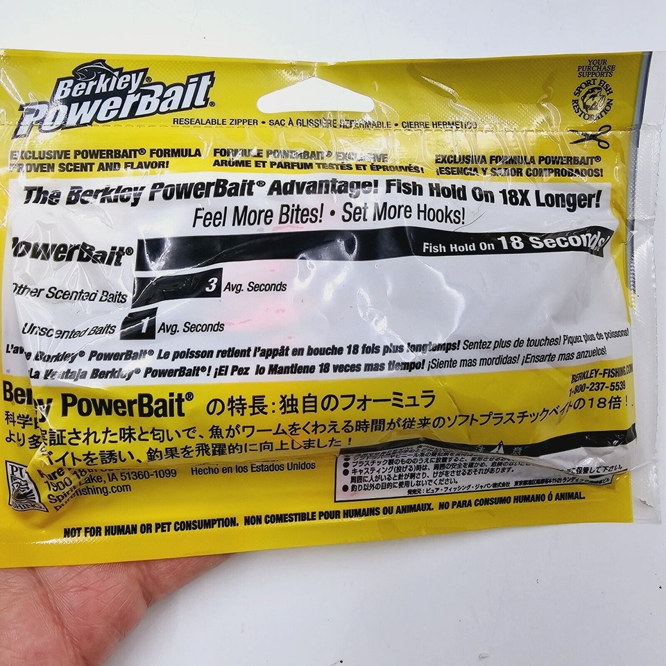 Berkley PowerBait Extra Scent Bio Salt 3" Power Craw 10 Count Or 12 Ct ...