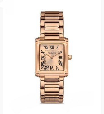Watch: Ferrucci Stefania Rosegold Stainless Steel Rosegold Dial For ...
