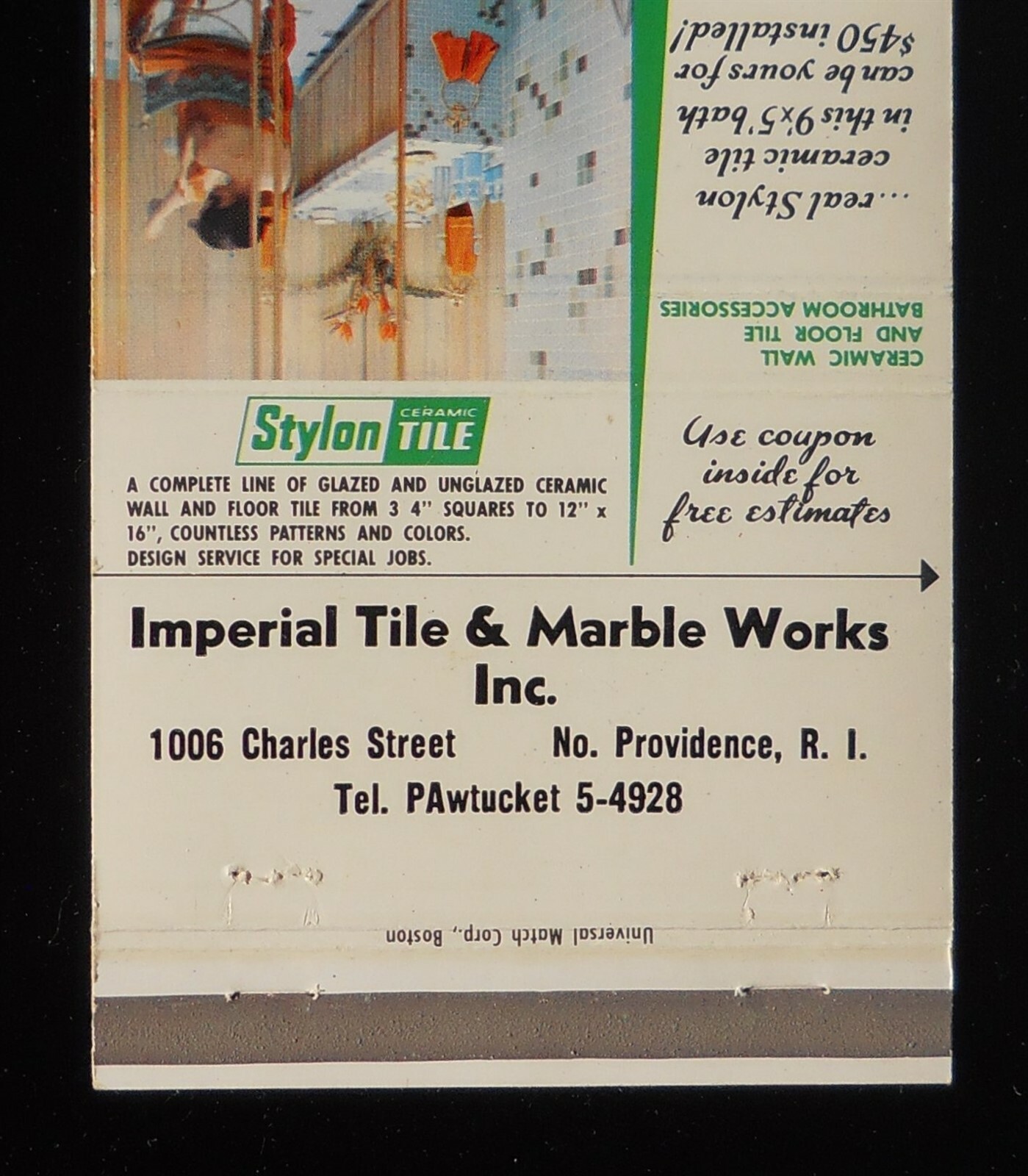 1950s Imperial Tile & Marble Works Stylon 1006 Charles St. North ...