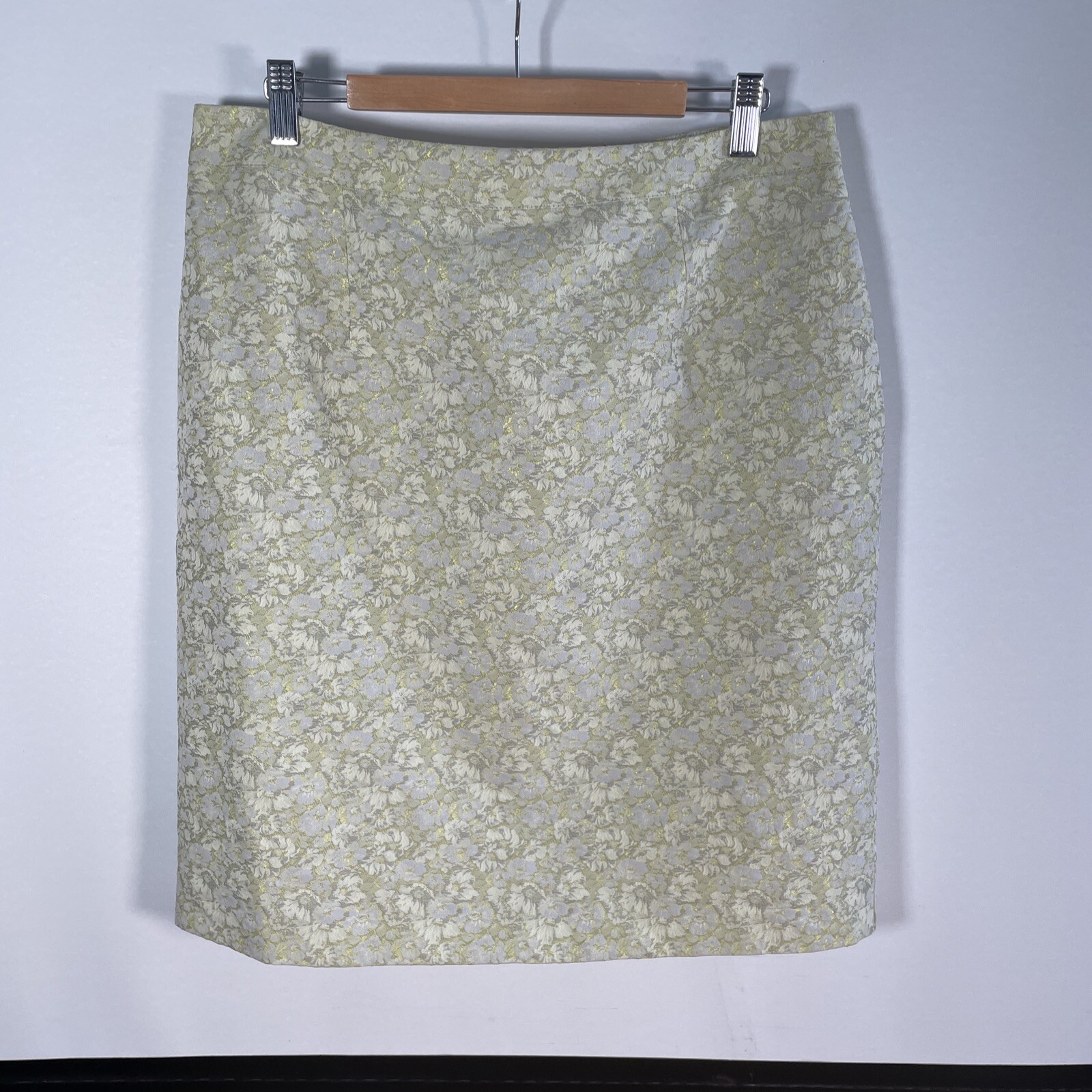 Kaliko Size UK 14 Light Green Mix Jacquard Occasion Pencil Skirt for ...