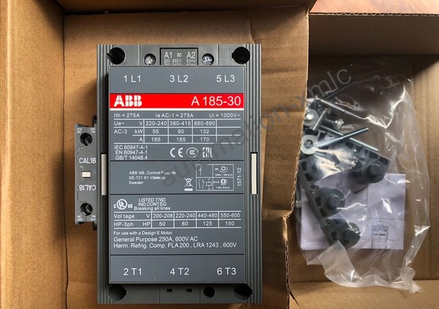 ABB A185-30 Contactor Motor Starter 120vac Coil 250a 600v for sale ...