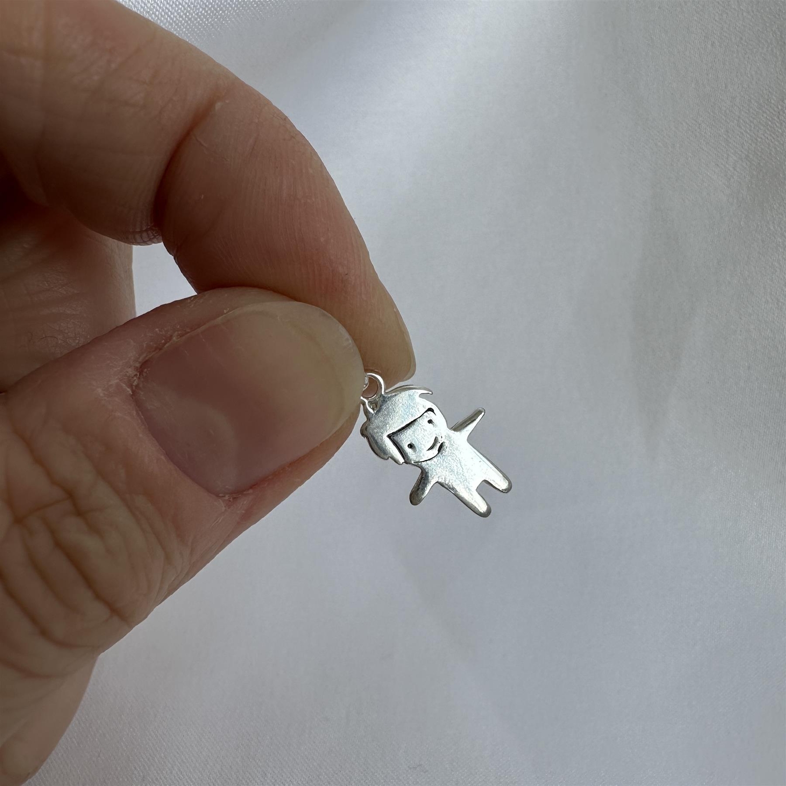 Sterling Silver Little Boy Charm Brother Son Child Nephew Grandson ...