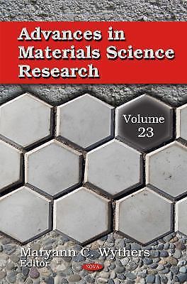 Advances In Materials Science Research (UK IMPORT) Book NEW ...