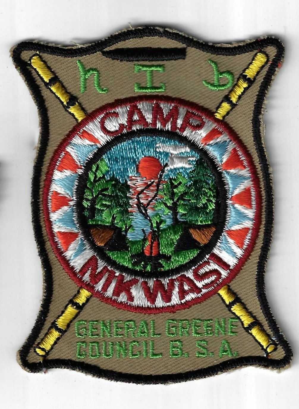 Camp Nikwasi General Greene Council BSA BLK Bdr. (Q-651) | eBay