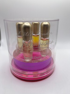 Estee Lauder Perfume Pleasures Delight 4 Fragrarance Set In Case NEW ...
