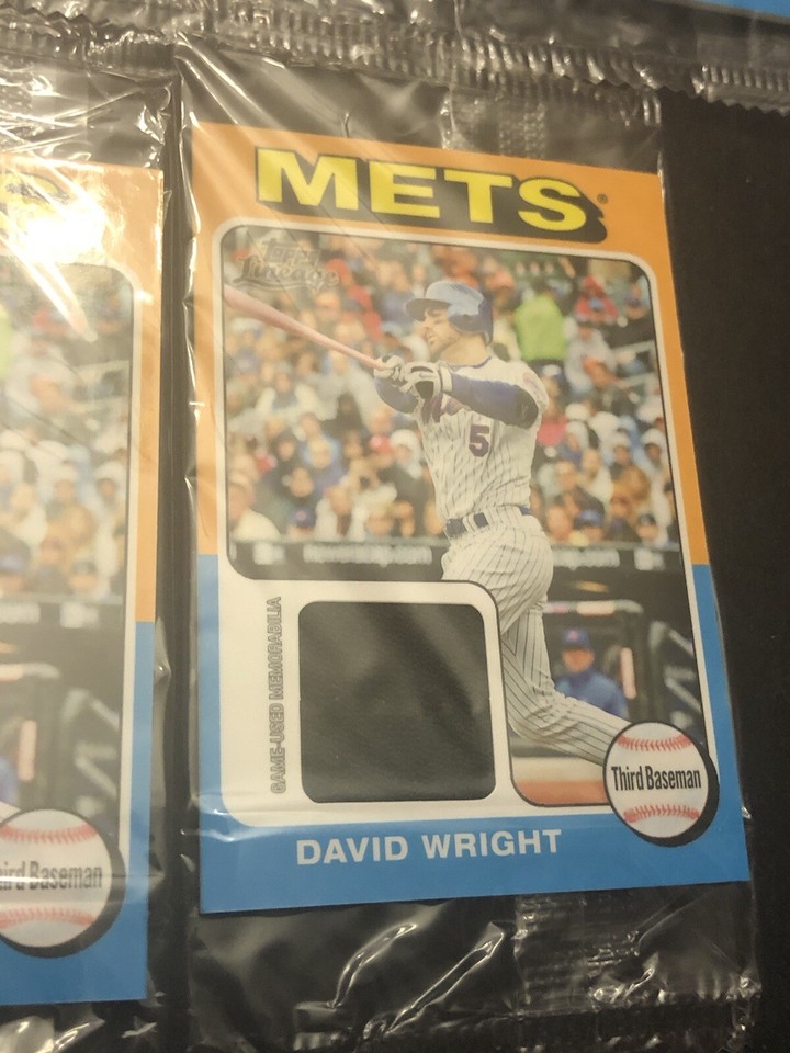 2011 Topps Lineage 1975 Mini Relics Jersey David Wright 75R-DW UNOPENED ...