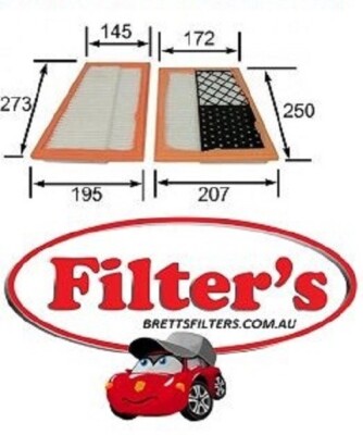 A0252SET AIR FILTER FOR MERCEDES BENZ C320 3.0L 3L V6 11/2007-2/2010 ...
