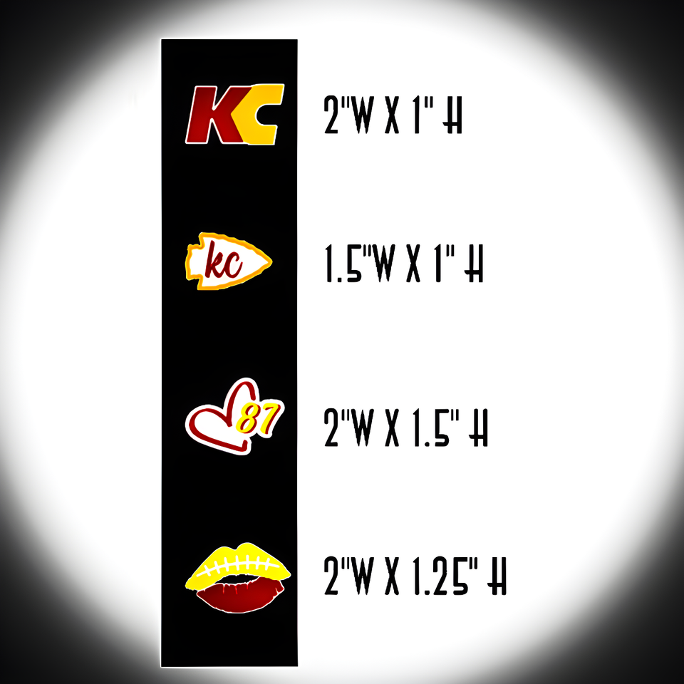 Kansas City Chiefs Face Stickers | eBay