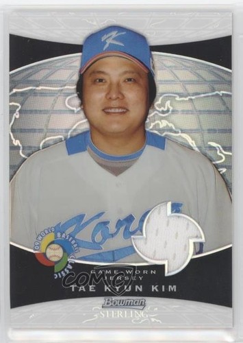 2009 Bowman Sterling - World Baseball Classic Relics Tae-Kyun Kim #BCR ...