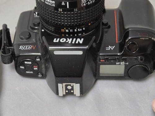 Nikon N8008S AF 35mm SLR Film Camera With Nikon AF Nikkor 35-80mm 1:4-5 ...