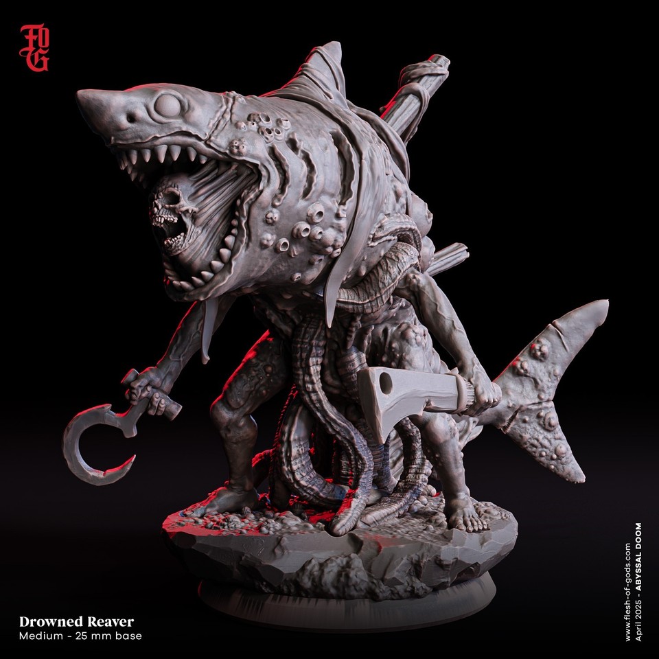 Abyssal Doom by Flesh of Gods 3D Printed DnD Resin Minis | eBay