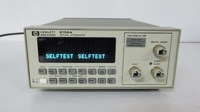 HEWLETT-PACKARD 8156A OPTICAL ATTENUATOR WITH OPTION 221 | eBay
