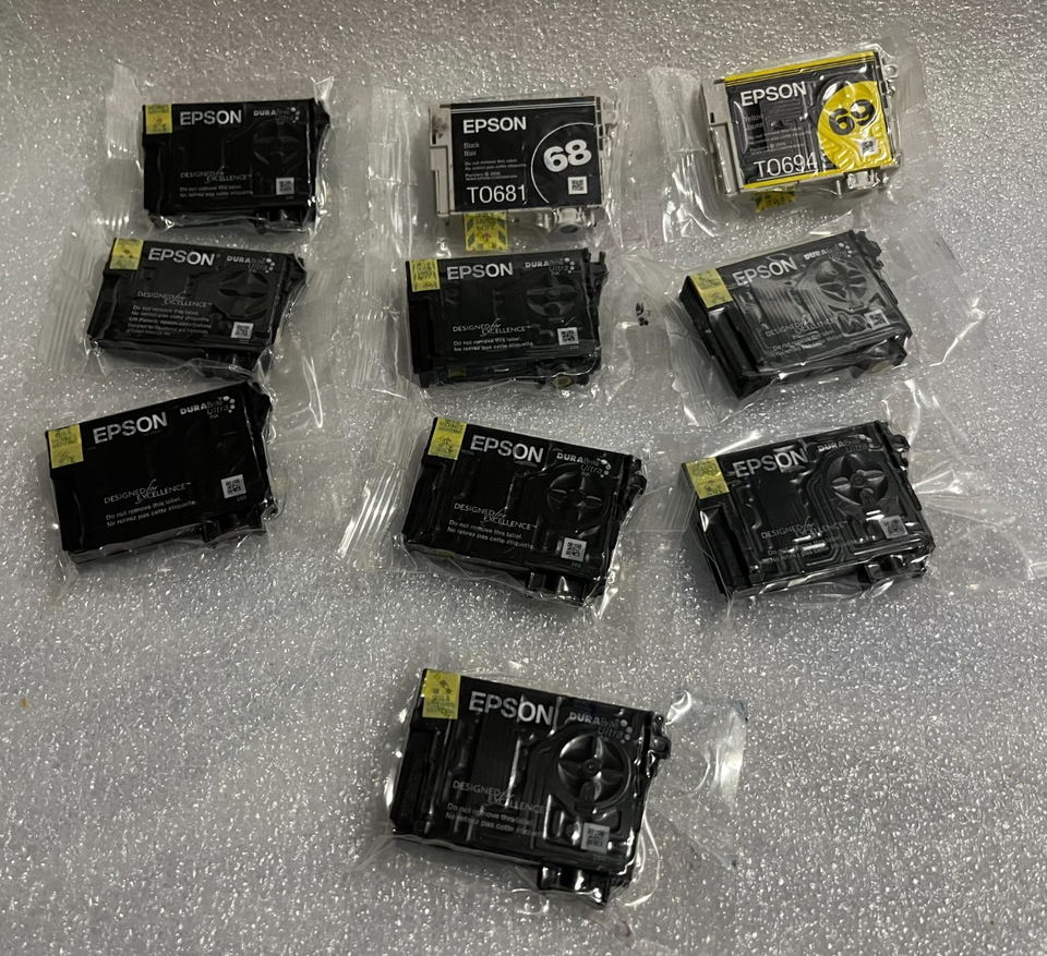 Lot of 10 Genuine Epson Ink Cartridges | eBay