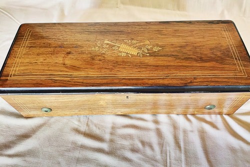 Large Exquisite Antique Music Box 1880-1890 | eBay