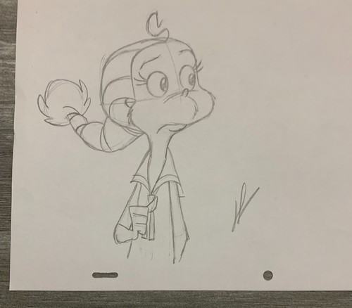 2019 Netflix GREEN EGGS AND HAM Animation Drawing SIGNED Len Simon #129 ...