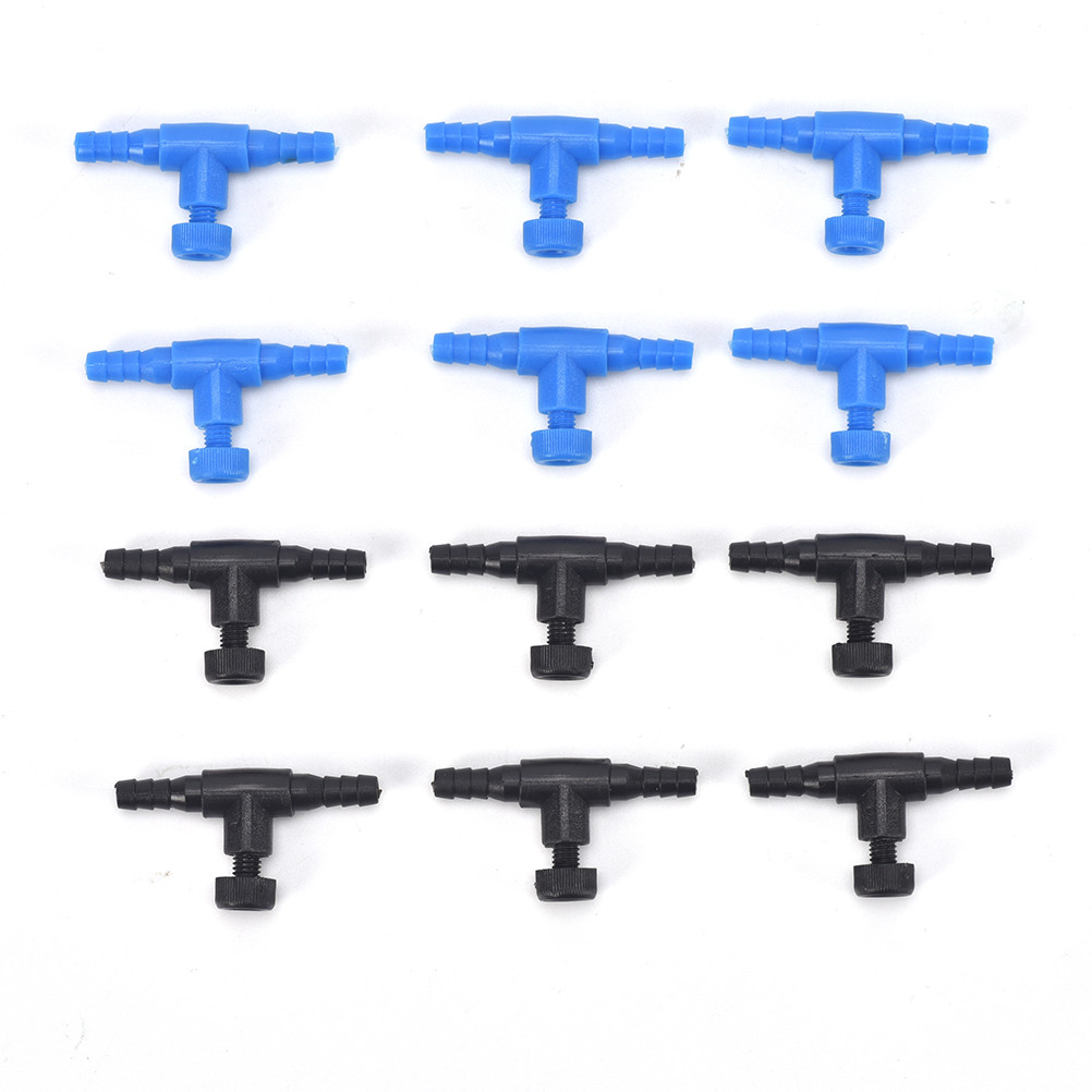 10X Fish Tank Air-Line Flow Control Regulator Valve Aquarium For 4/6MM ...