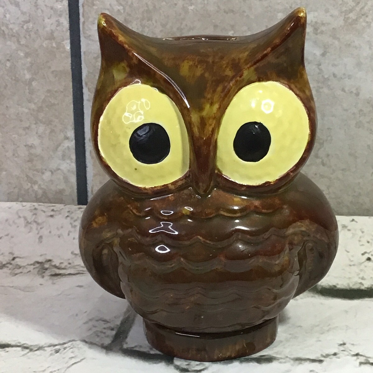 Ceramic Owl Coin Bank