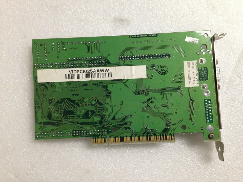 ATI 3D Rage II (109-38200-00, 1023820300) PCI VGA Video Card | eBay