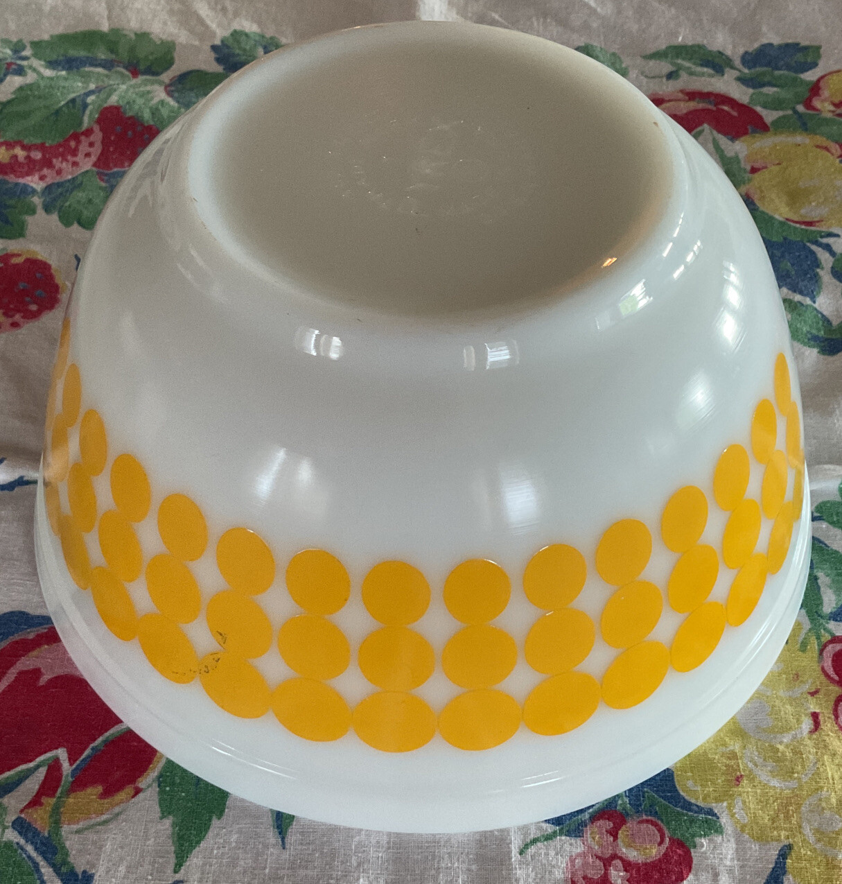 Vintage Pyrex Polka Dots Mixing Bowls 3 Piece Set 401 Orange 402 Yellow ...