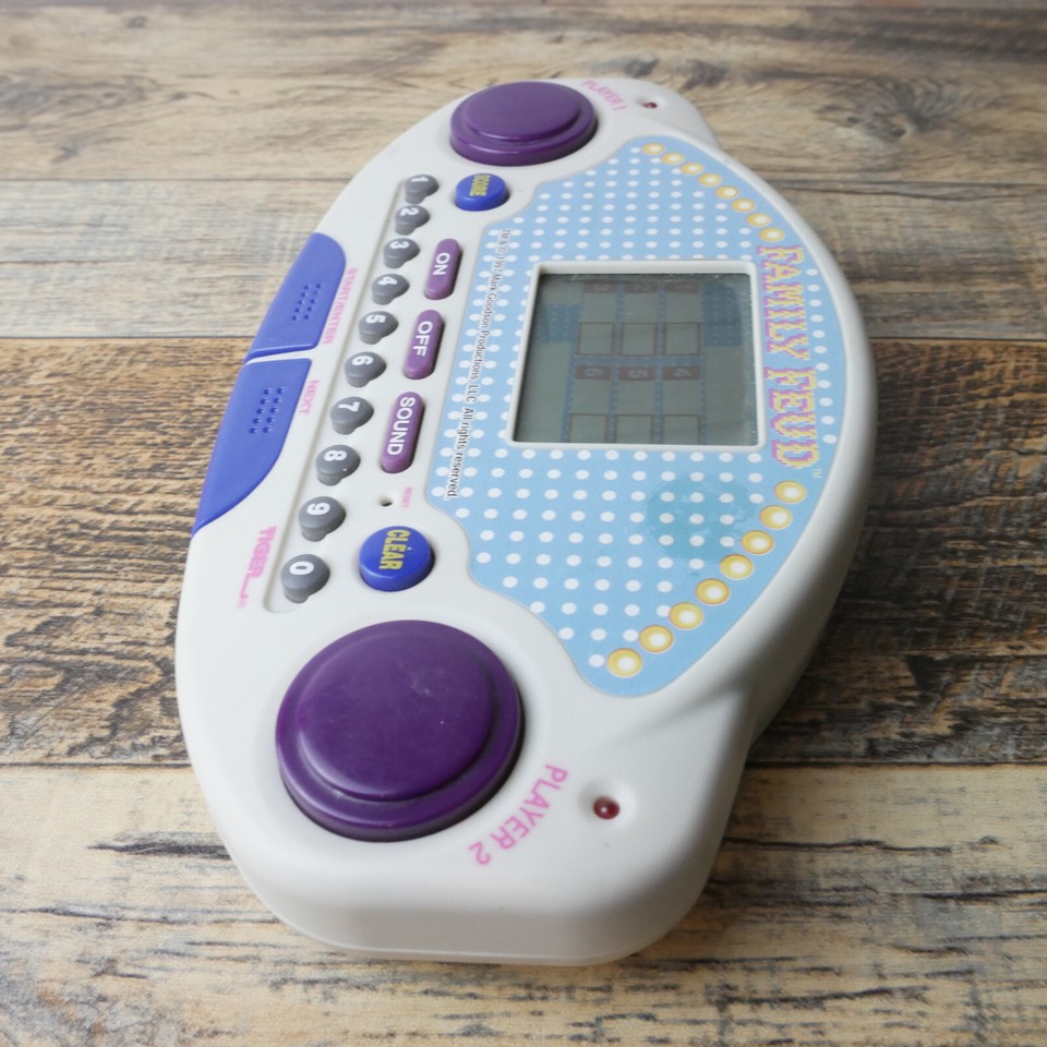 Tiger Family Feud Electronic Handheld Game with 1 Cartridge No Booklet ...